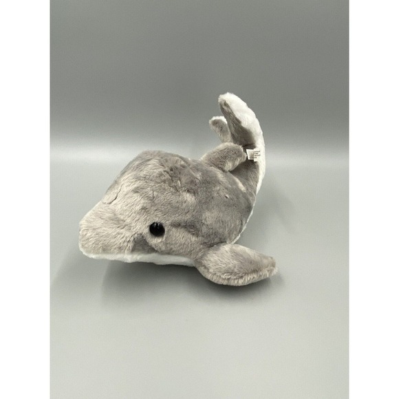 Aurora | Toys | Destination Nation 2 Gray Dolphin Plush Stuffed Animal ...